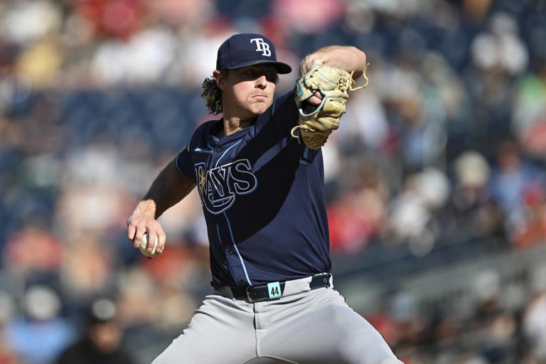 Josh Lowe homers twice and Ryan Pepiot throws 5 scoreless innings as ...