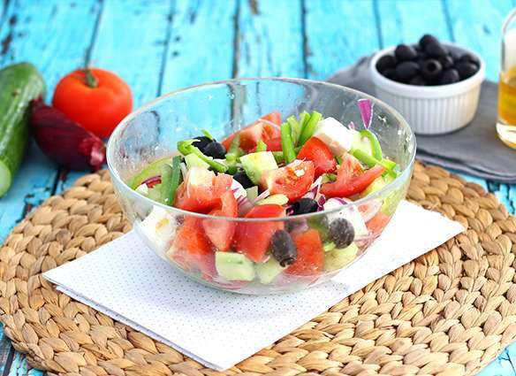 Greek salad or horiatiki