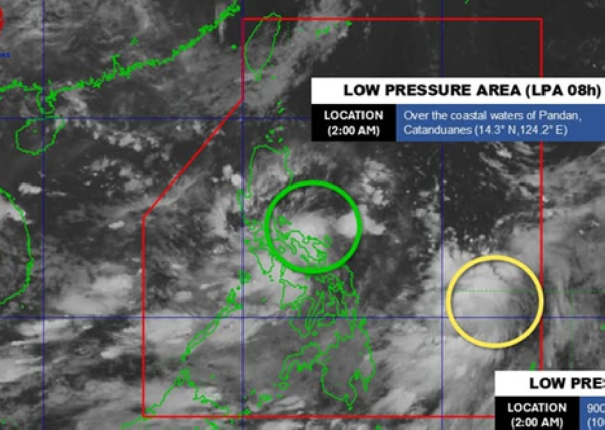 Pagasa monitors 2 LPAs inside PAR; prevailing 'habagat' brings rain ...