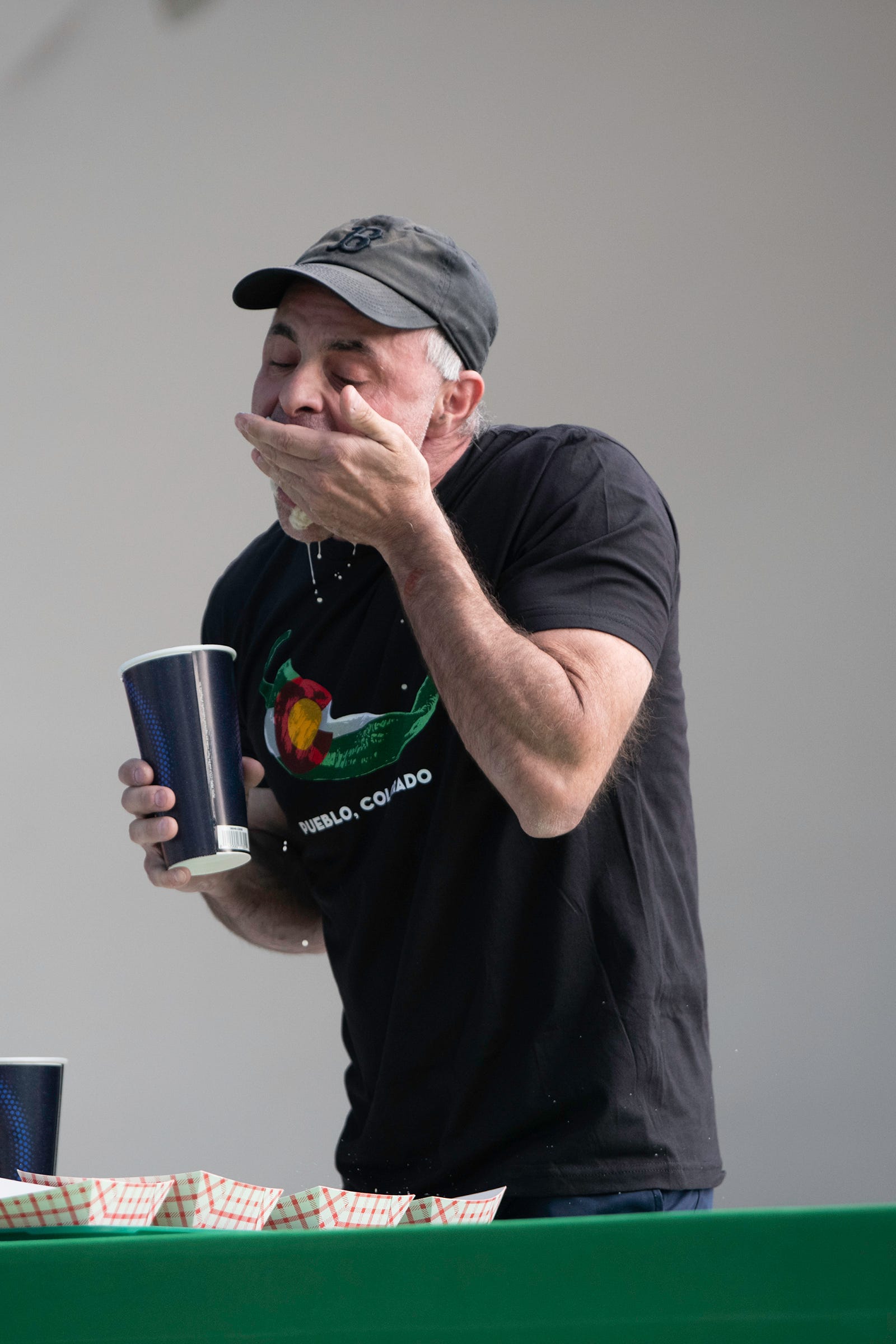 World Record set in the 7th annual World Slopper Eating Contest