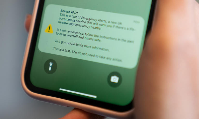 Don't panic! Emergency alert to be sent to Brits' mobile phones in ...