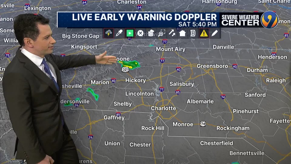 Saturday night's forecast with Meteorologist Joe Puma