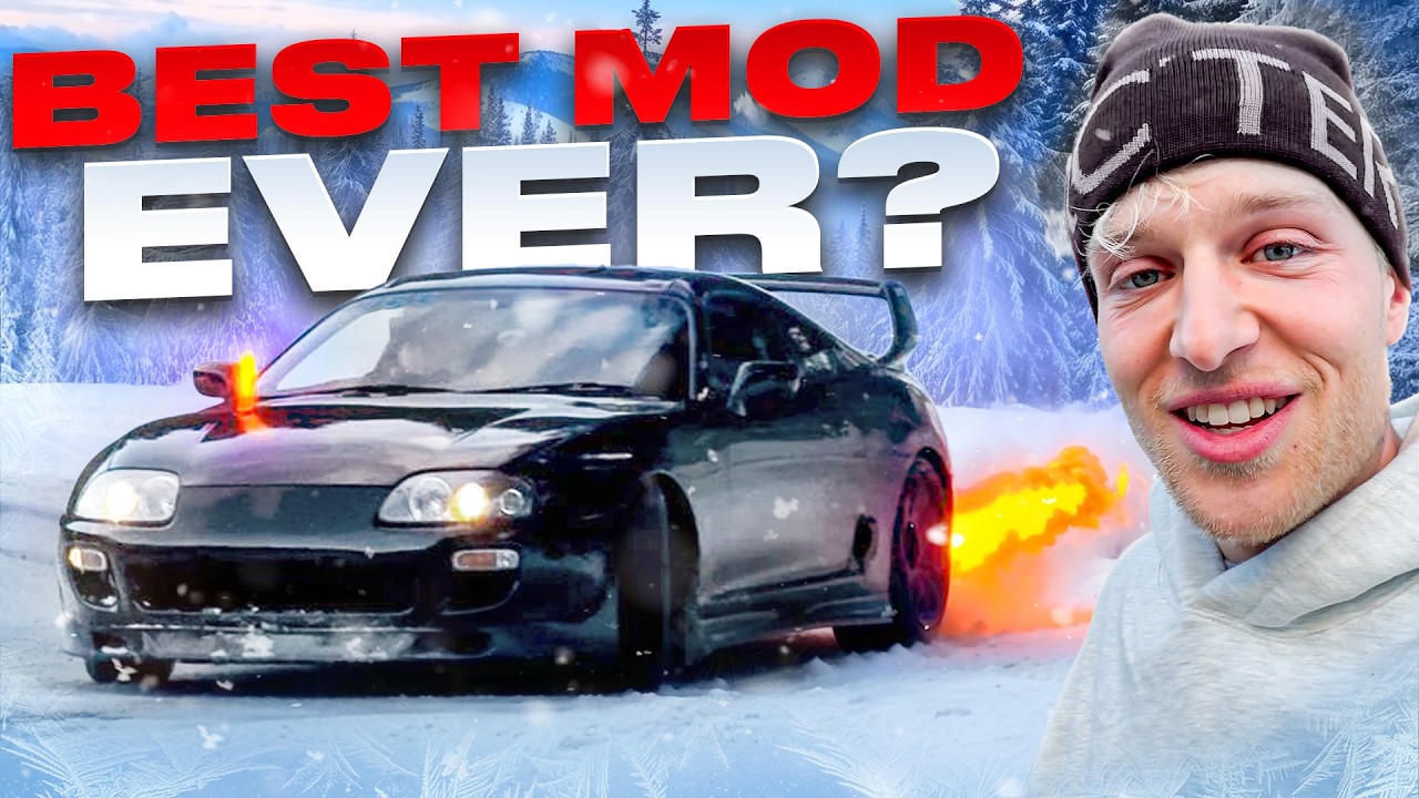 1000HP Toyota Supra Tested in Snow After New Modification