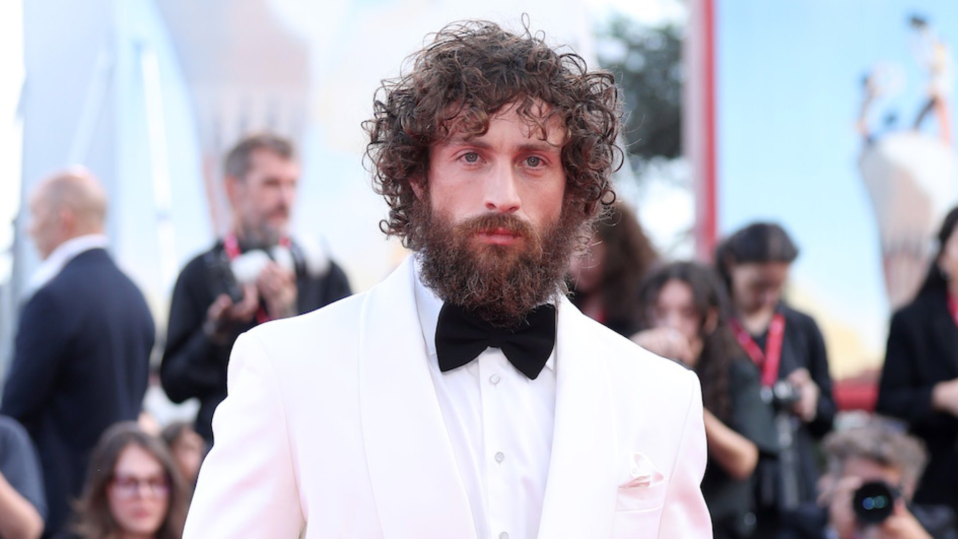 Aaron Taylor-Johnson Debuts Rugged, Bushy Beard at Venice Film Festival