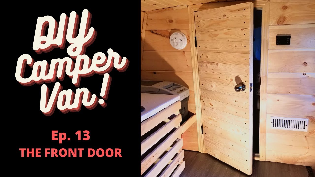 I built my camper van's front door! 🚪
