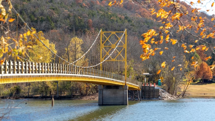 Historic Little Golden Gate Bridge in Arkansas reopens