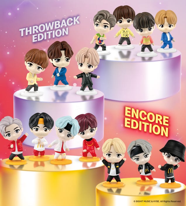 BTS TinyTAN x McDonald's Happy Meal Collab Drops Wednesday 9/3: BTS ...