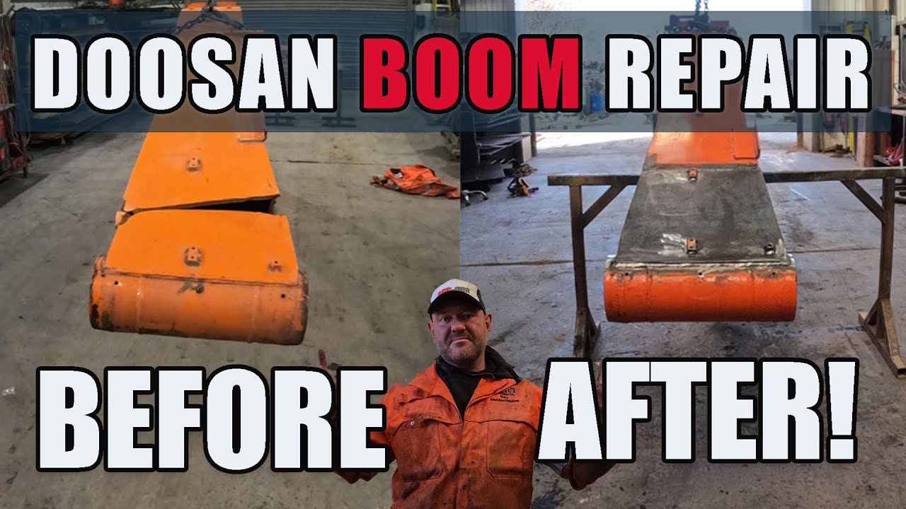Doosan Excavator Dx140 Boom Repair