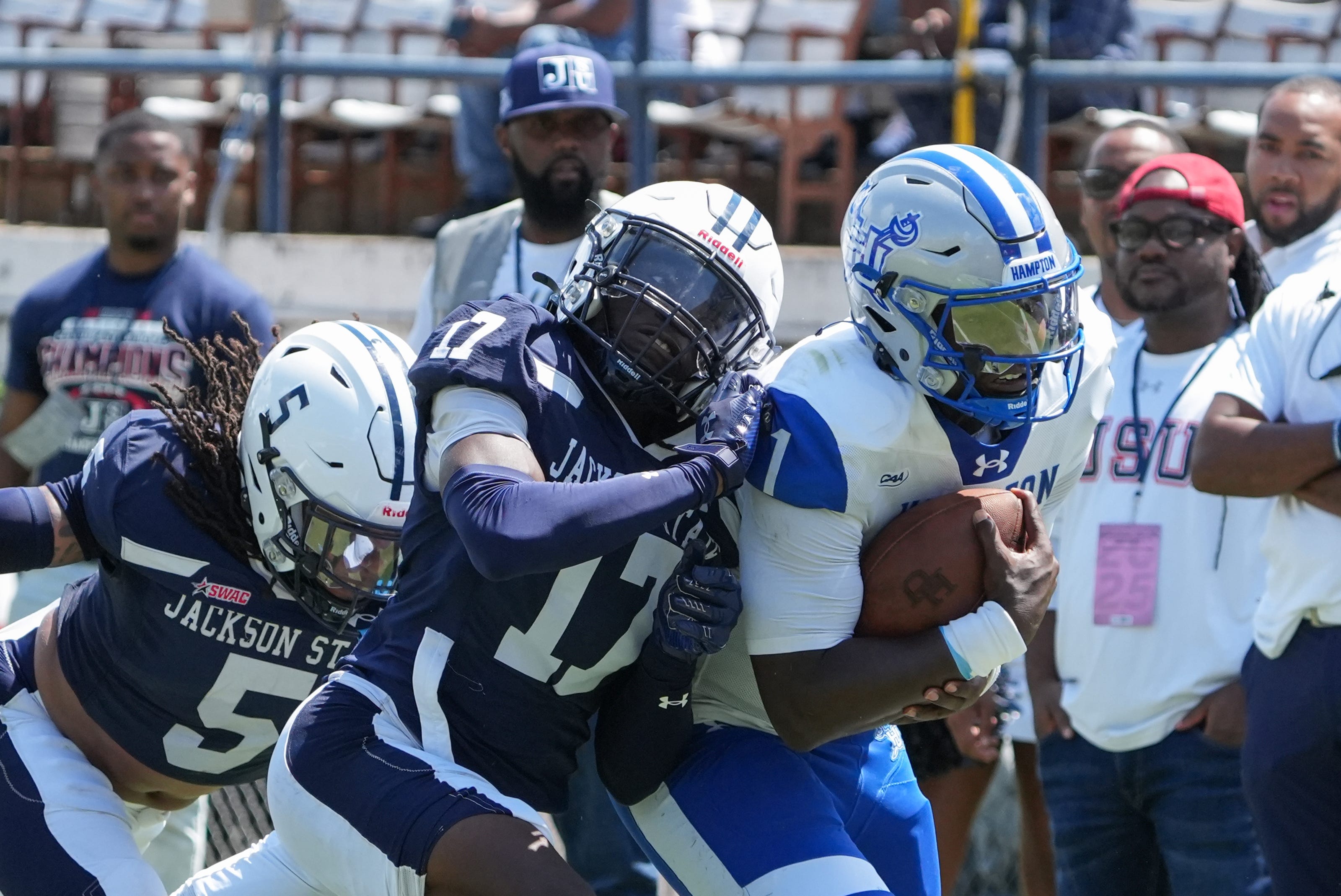 Jackson State football vs Hampton highlights: Ahmad Miller leads Tigers ...