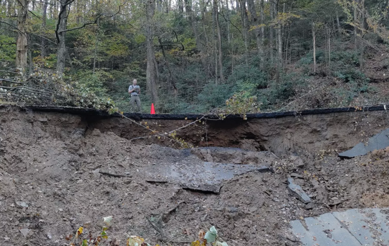 Blue Ridge Parkway reopens critical stretch just ahead of fall foliage ...