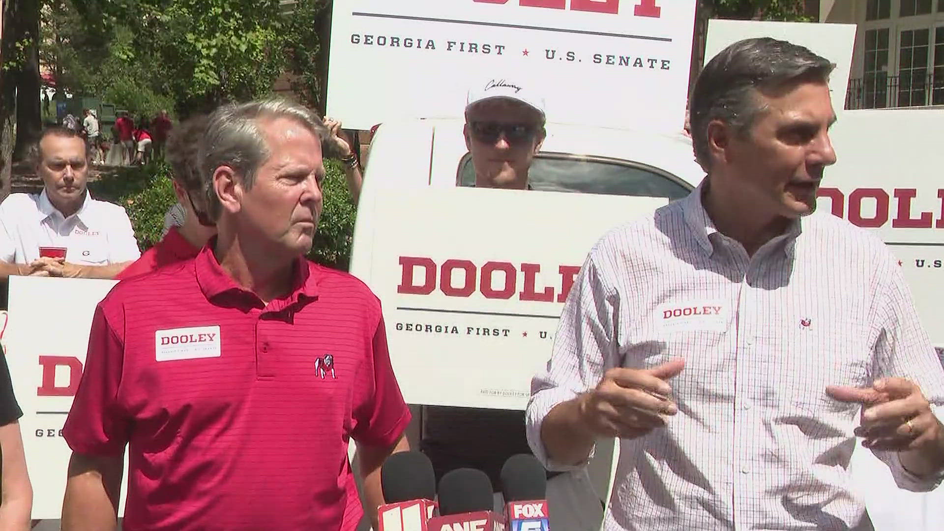 Gov. Brian Kemp endorses Derek Dooley for Georgia US Senate seat