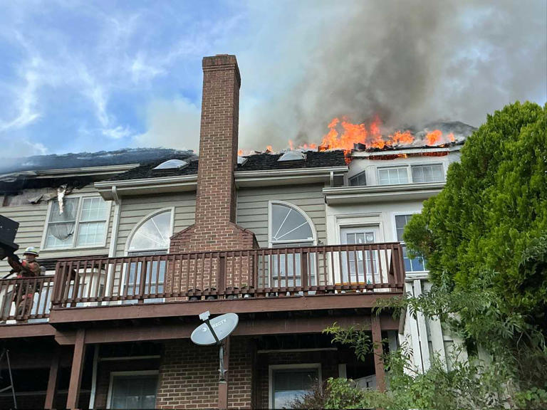 $1M Blaze Rips Through Maryland Home, Displacing Family (WATCH)