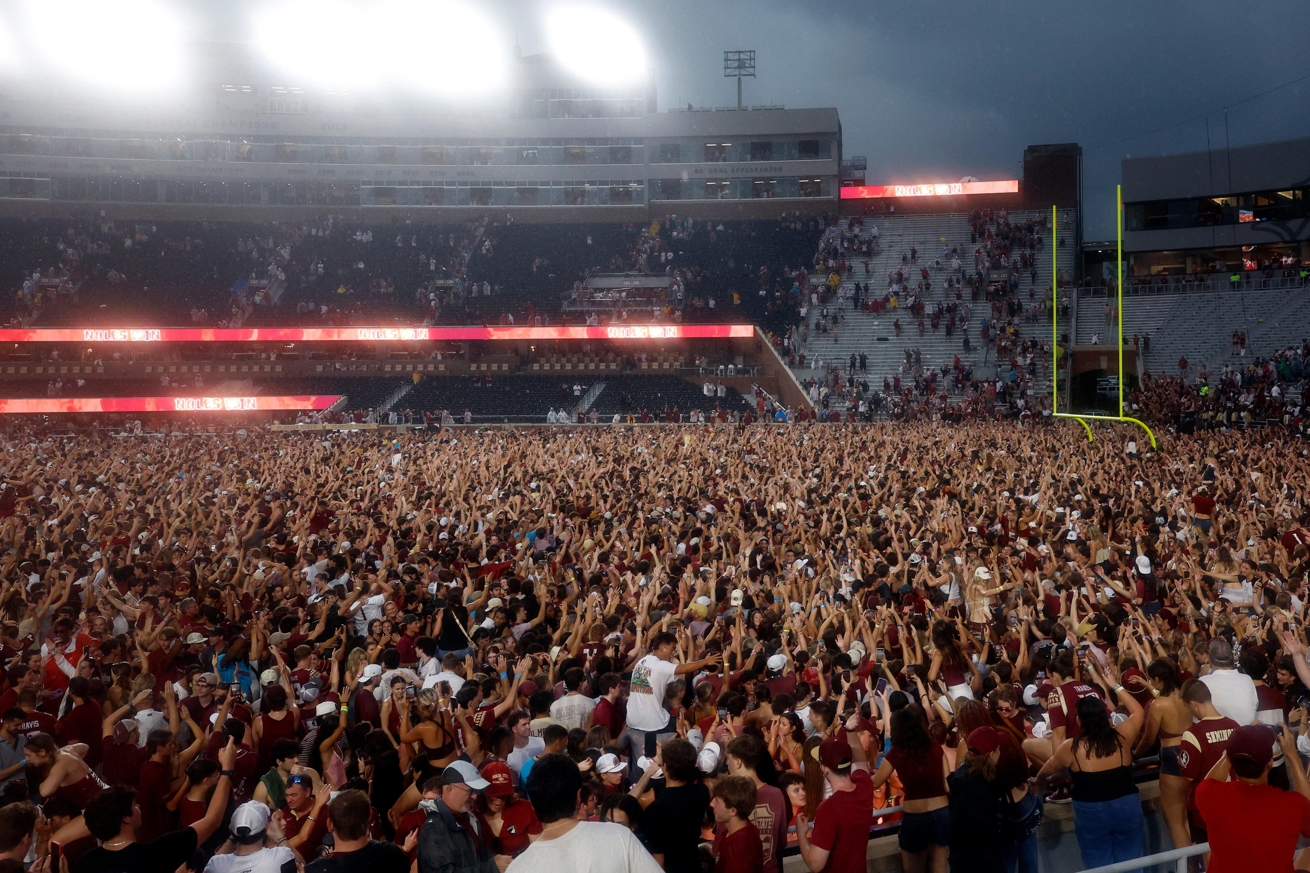 Here's how much Florida State owes ACC for fans storming field after ...