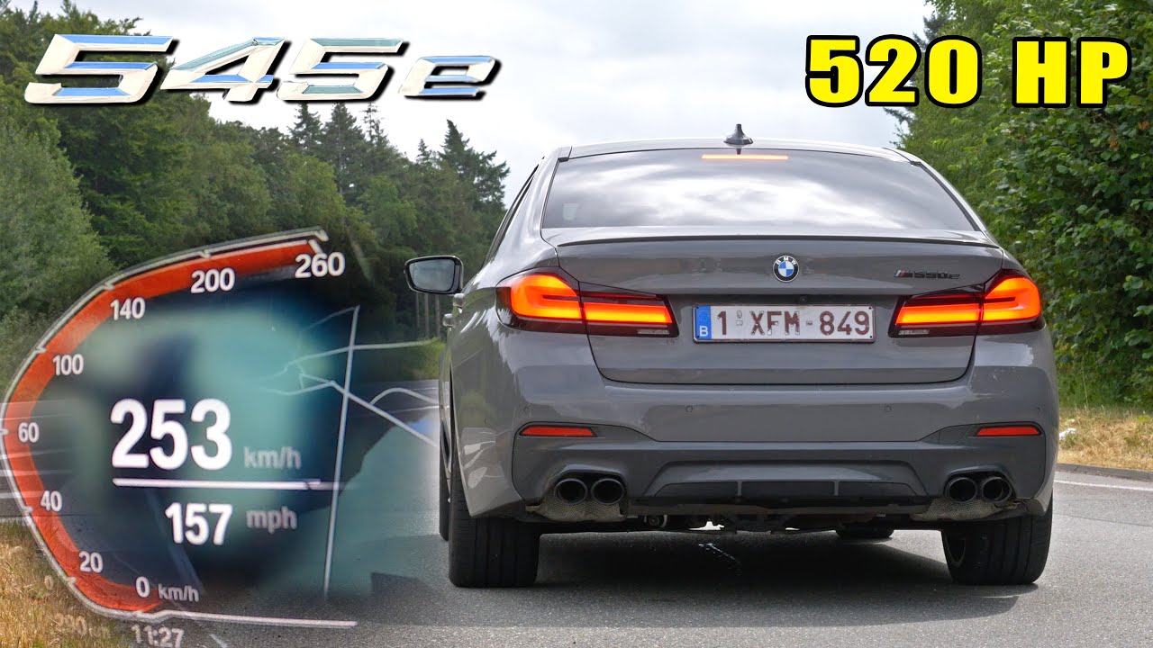520HP BMW 545e Stage 1 Autobahn POV
