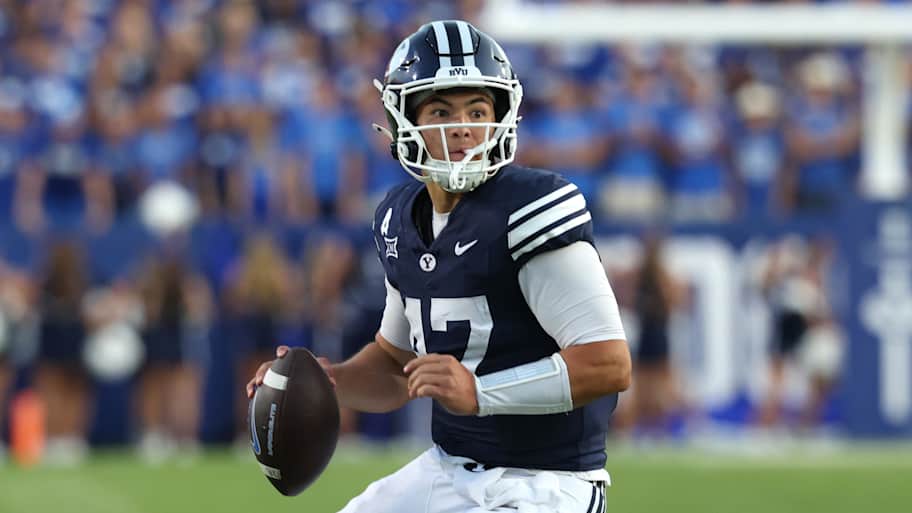 All Five of Bear Bachmeier's Touchdowns in Record-Setting Debut