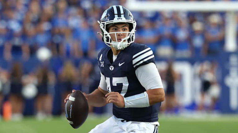 All Five of Bear Bachmeier's Touchdowns in Record-Setting Debut