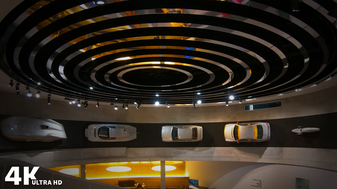 Visite du musée Mercedes-Benz à Stuttgart, Allemagne (4K)