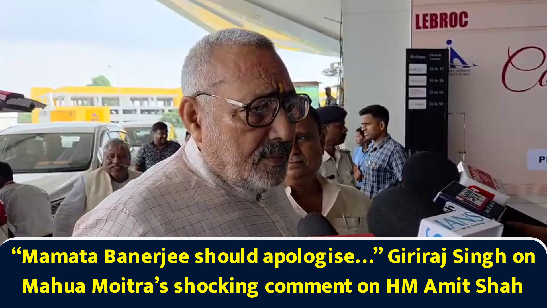 “Mamata Banerjee should apologise…” Giriraj Singh on Mahua Moitra’s ...