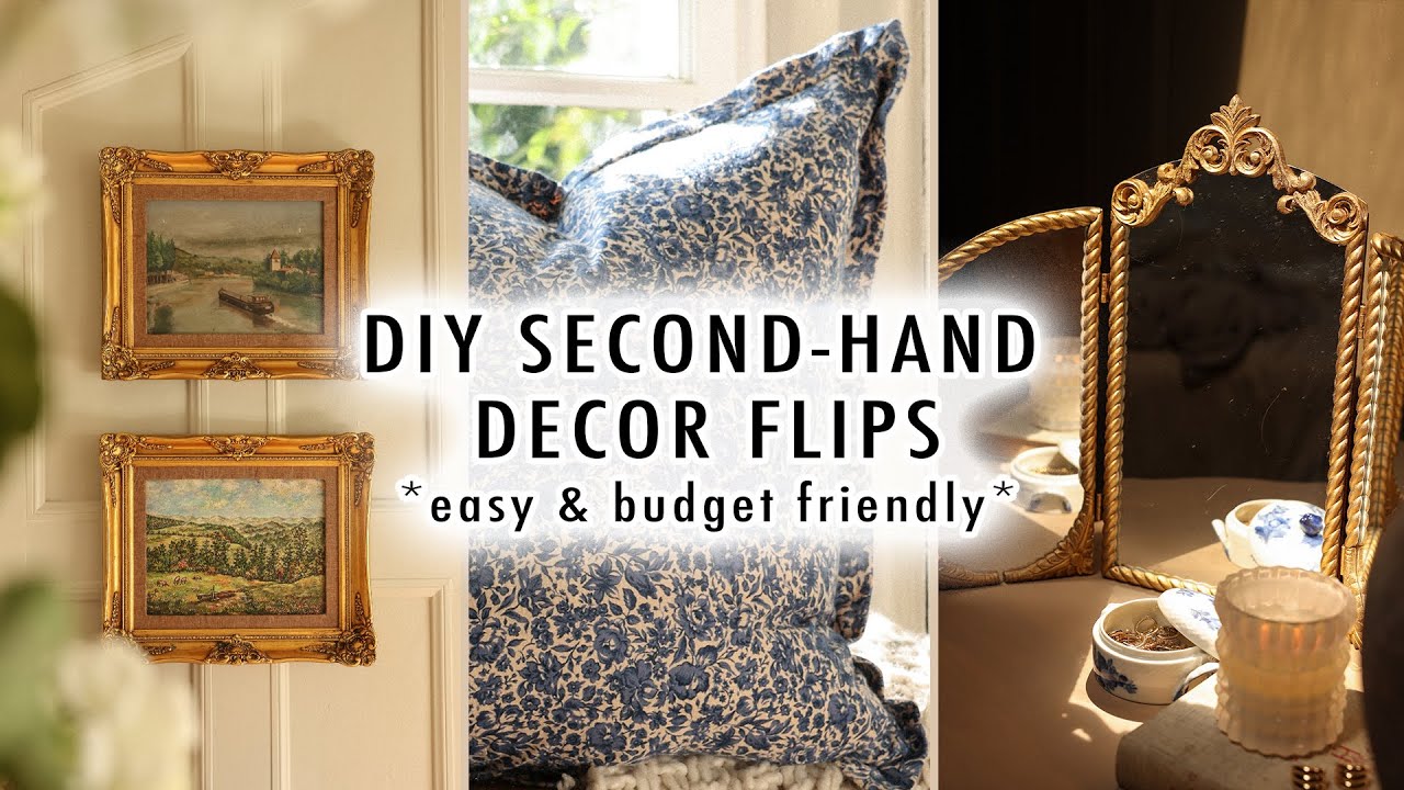 DIY second-hand decor flips for stylish budget-friendly homes