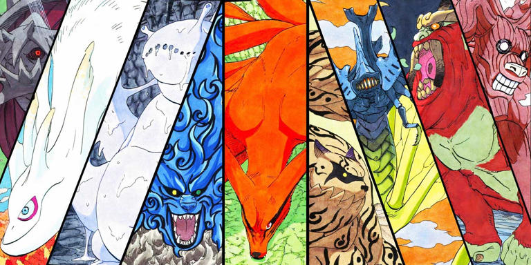 Naruto: Every tailed beast & jinchuriki in the series