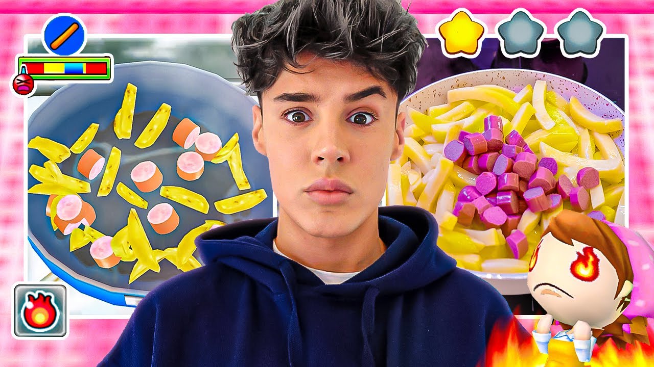 Following Cooking Mama recipes in real life