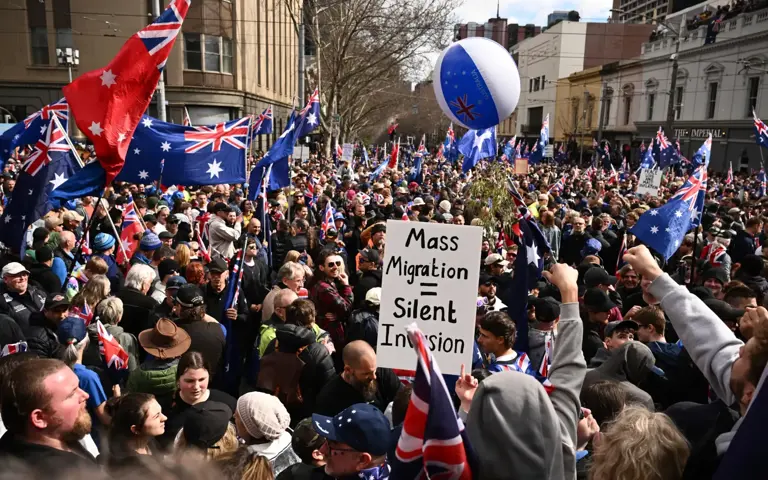 Thousands in Australia march against immigration, government condemns rally