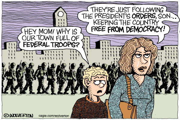 Editorial Cartoons: Monte Wolverton's Latest