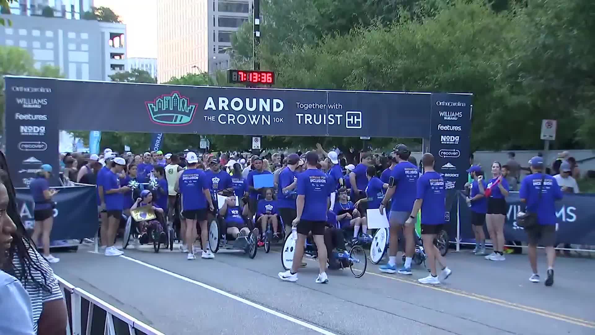 Around the Crown 10K brings thousands of runners to Uptown Charlotte
