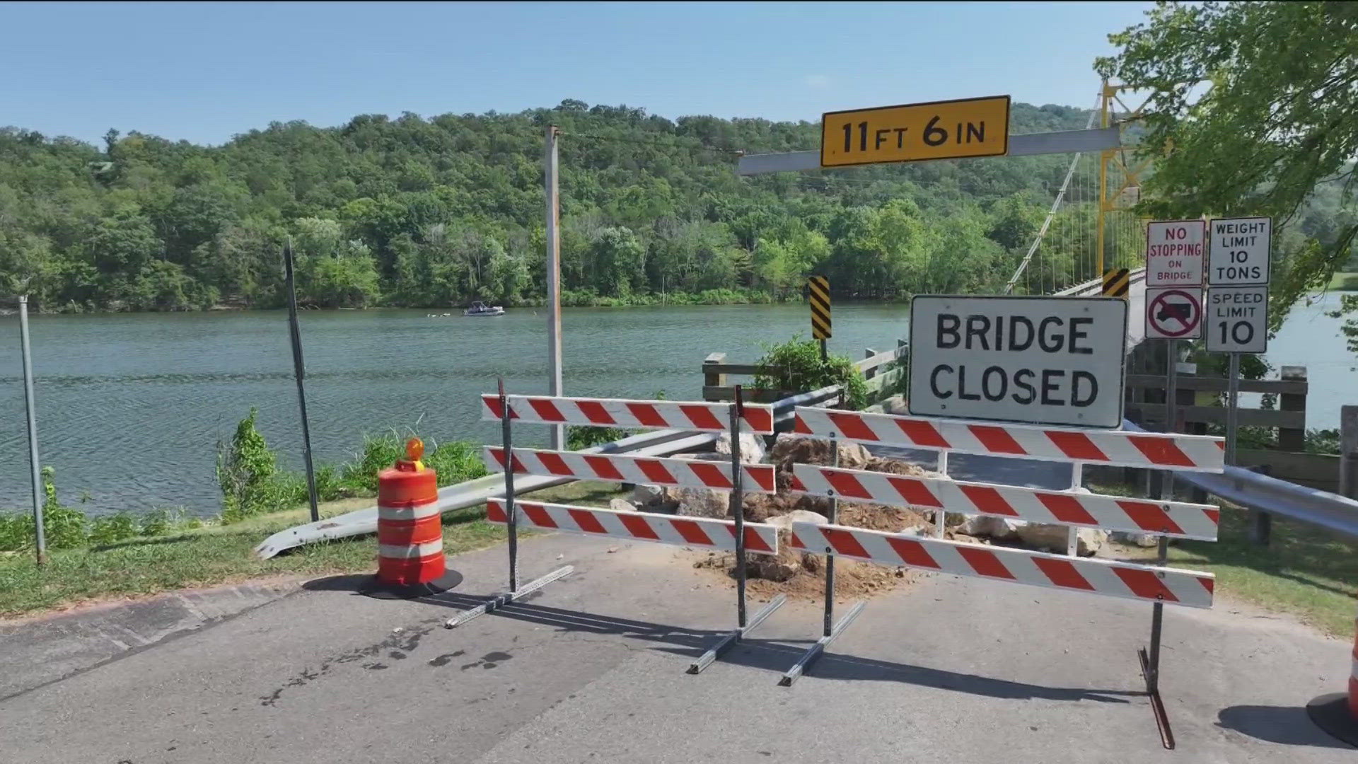 More closures planned for historic 'Little Golden Gate Bridge' in Arkansas