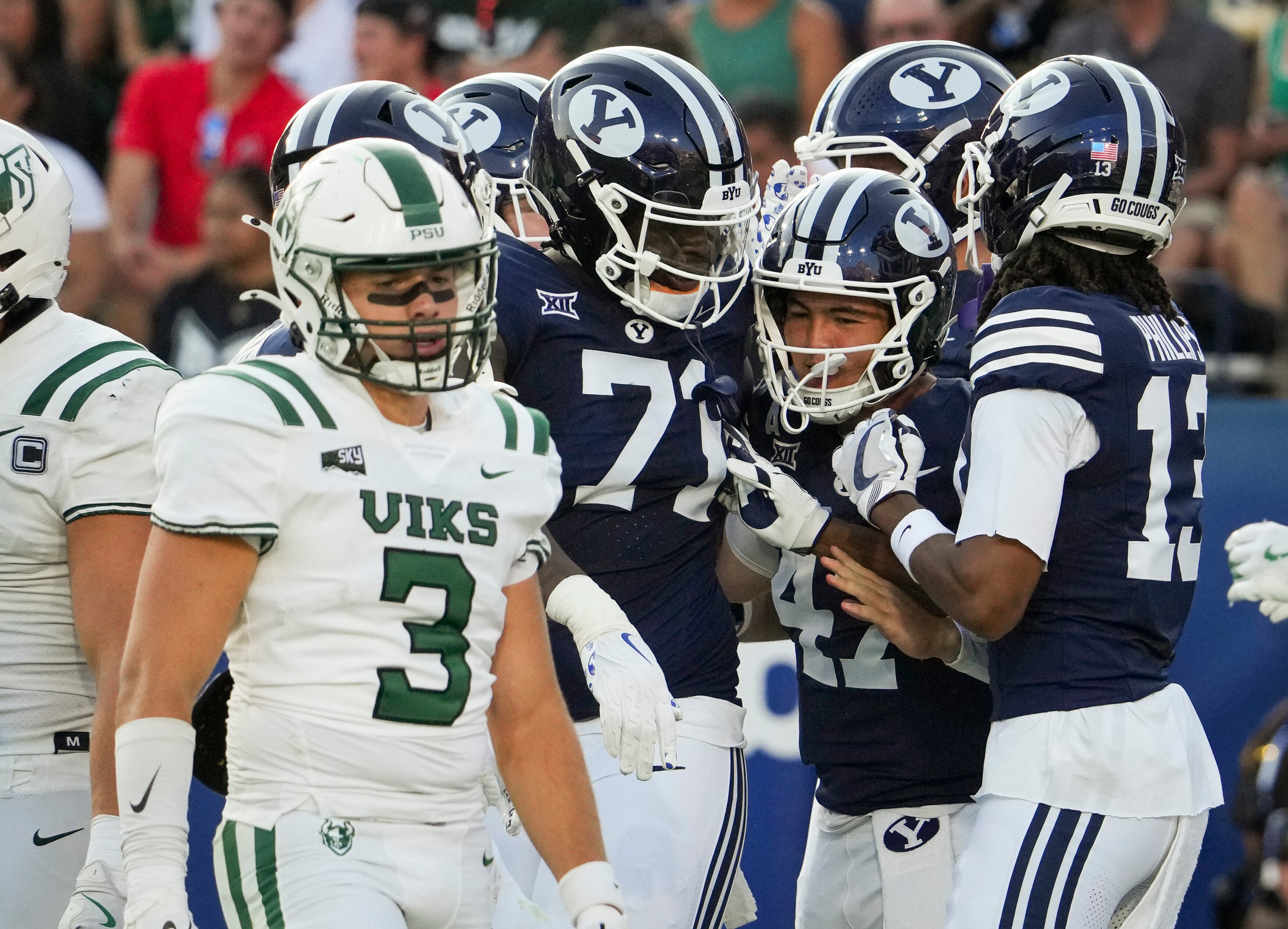Portland State coach says BYU QB Bear Bachmeier looks like a ‘centaur’ after 69-0 blowout