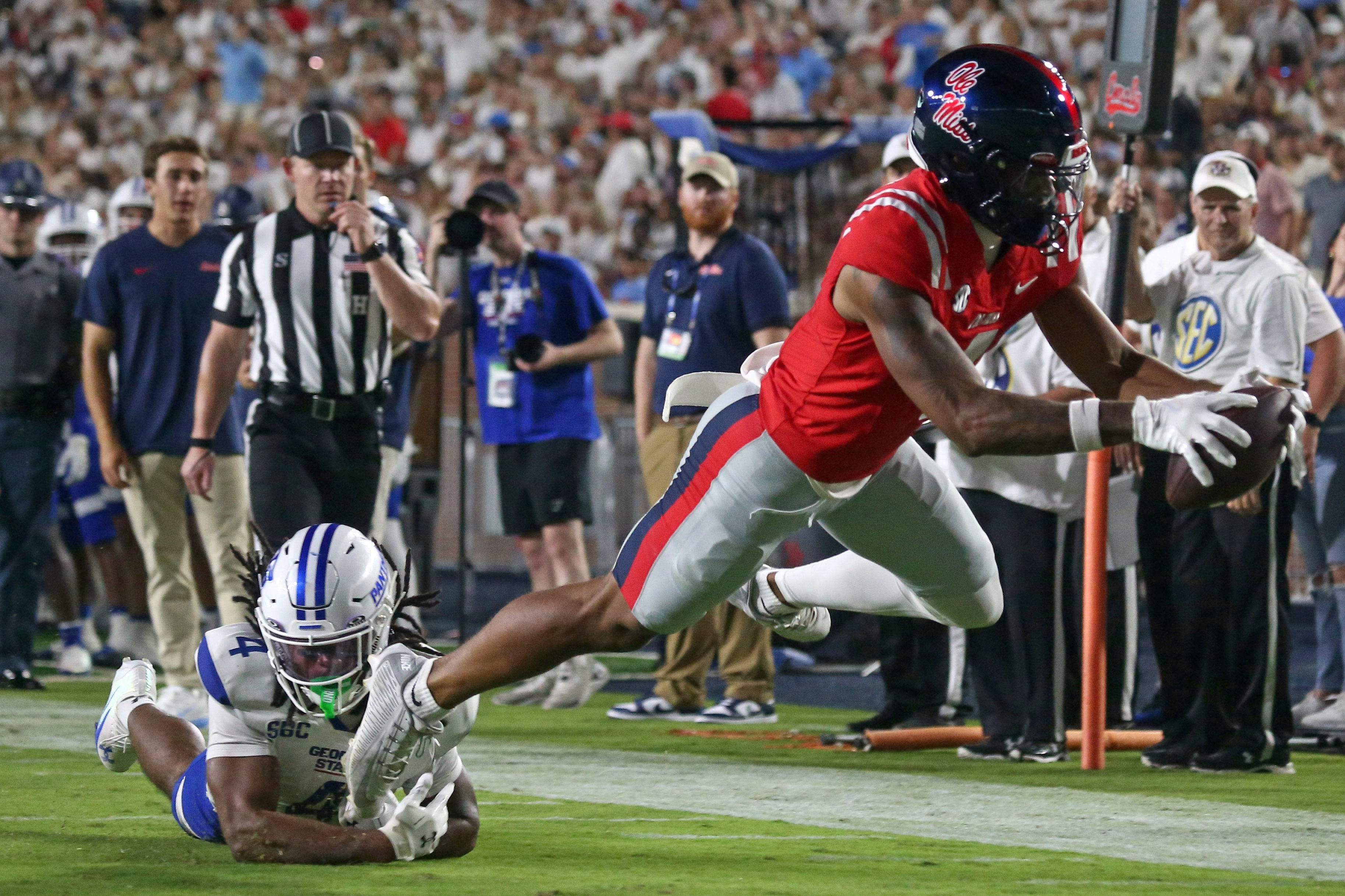 Ole Miss football vs. Georgia State highlights: Rebels rout Panthers