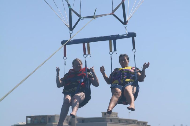 'I went parasailing for the first time and one thing about it blew me away'