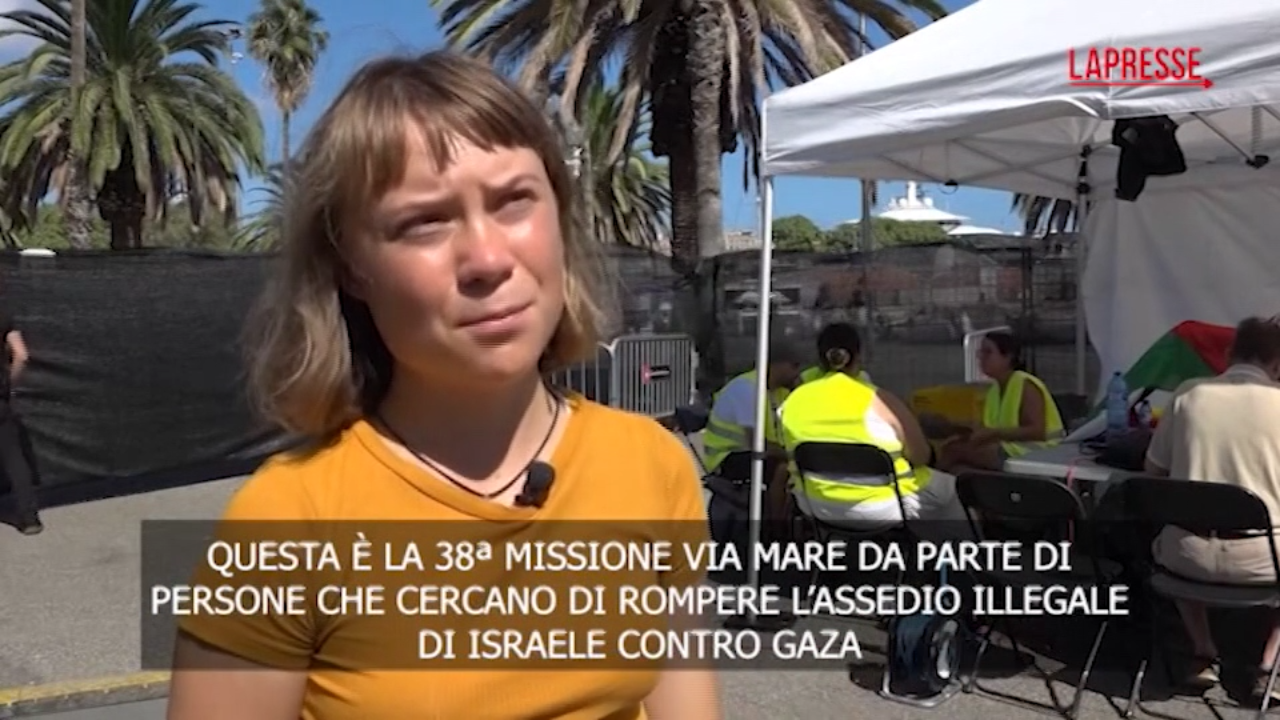 Global Samud Flotilla, Greta Thunberg: "Conosciamo i rischi ma la ...