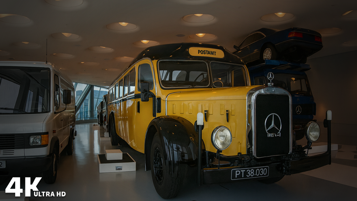 Εξερεύνηση του Μουσείου Mercedes-Benz στη Στουτγκάρδη – Γερμανία (4K)