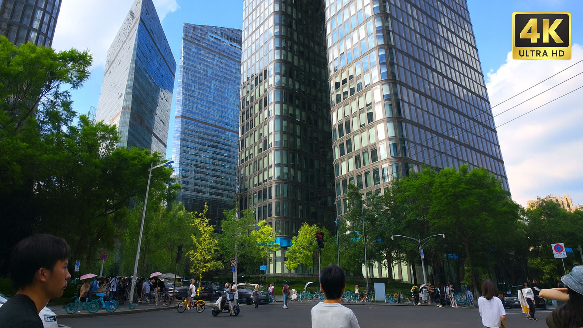 Vie urbaine autour du centre-ville de Wuhan – Chine 4K