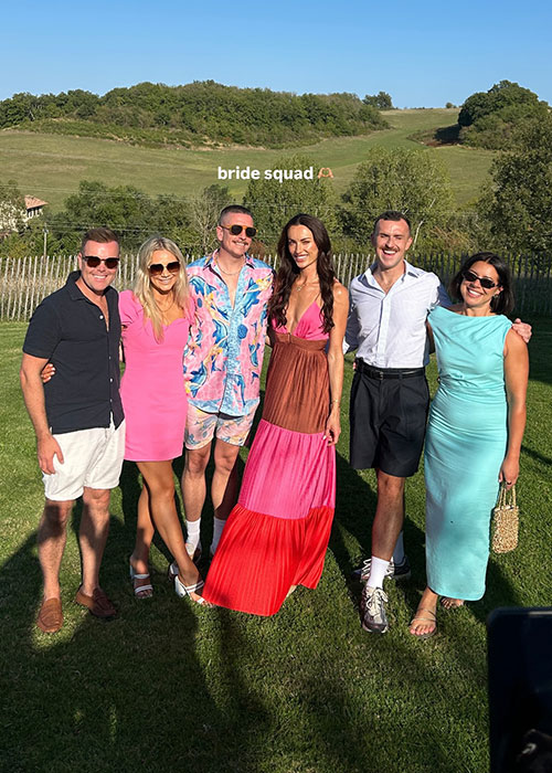 Holly Carpenter goes bold with colour at her destination wedding to ...