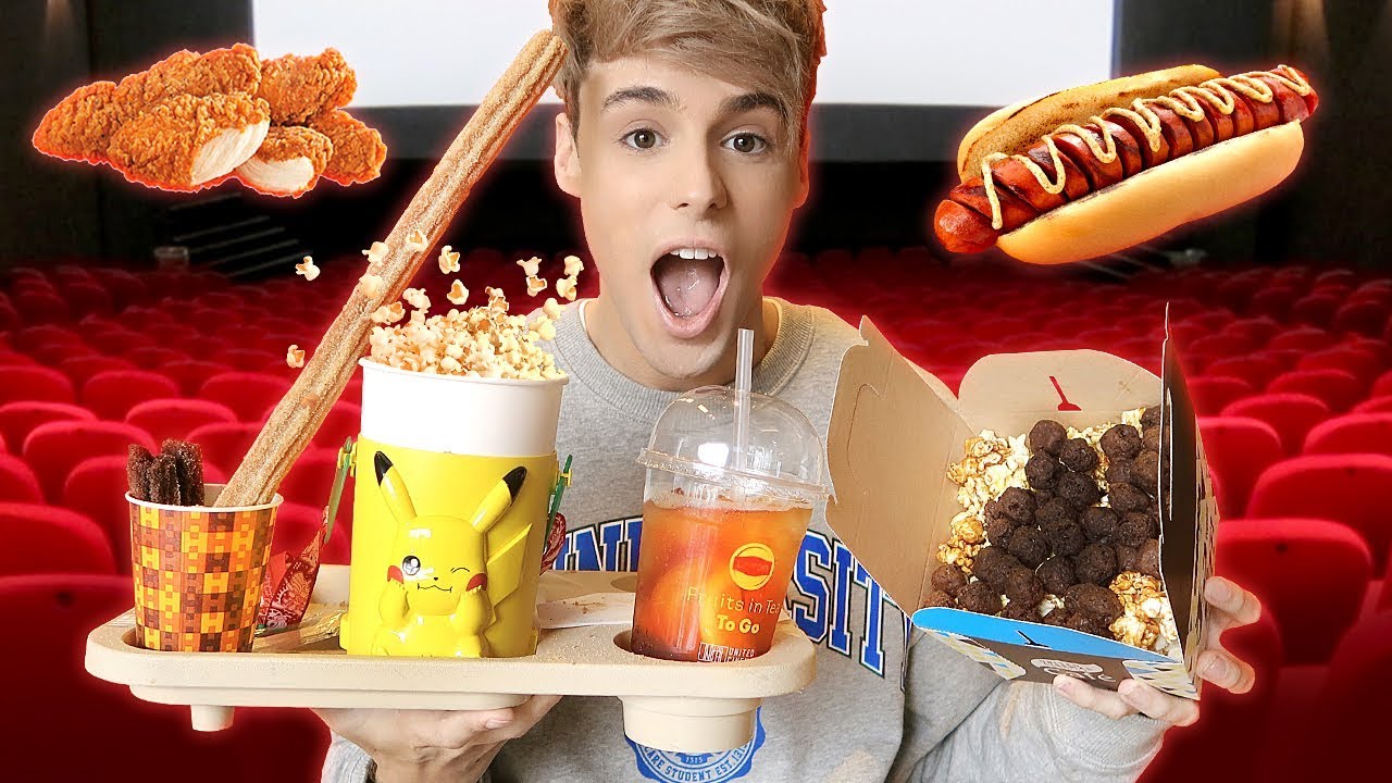 I only ate foods from Japanese movie theaters