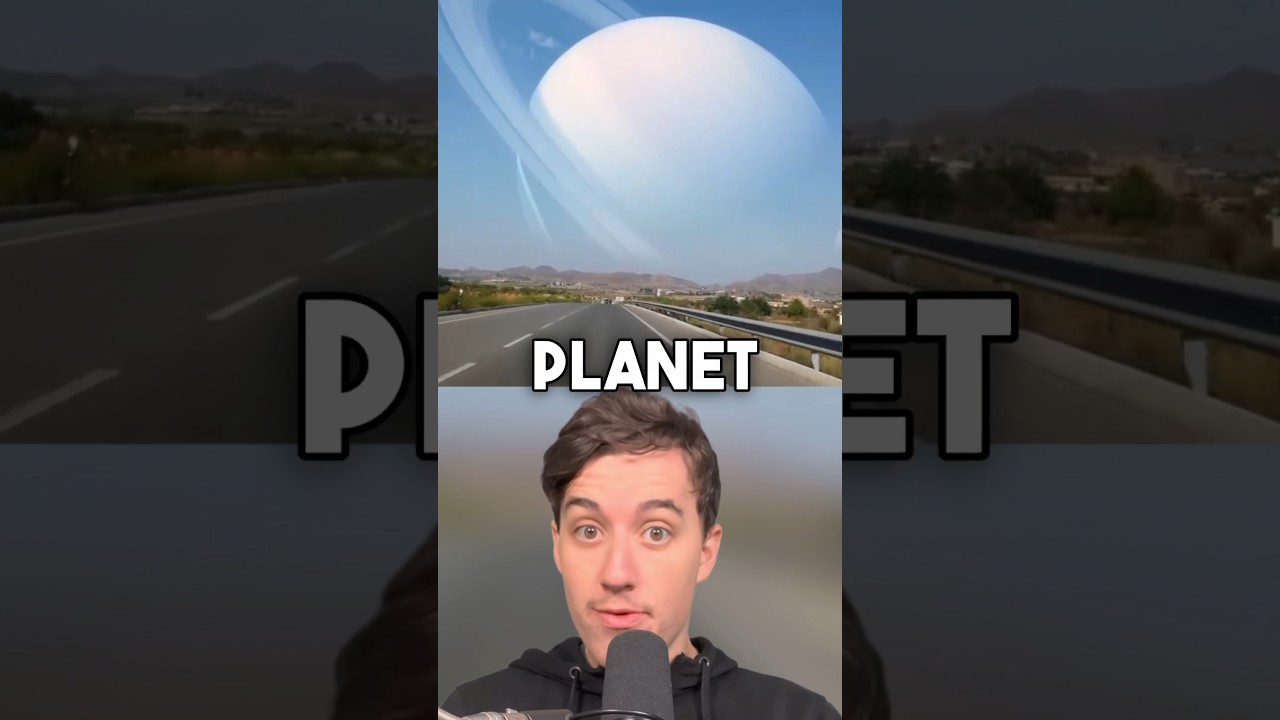 A visual simulation of how the sky would look if planets replaced the moon