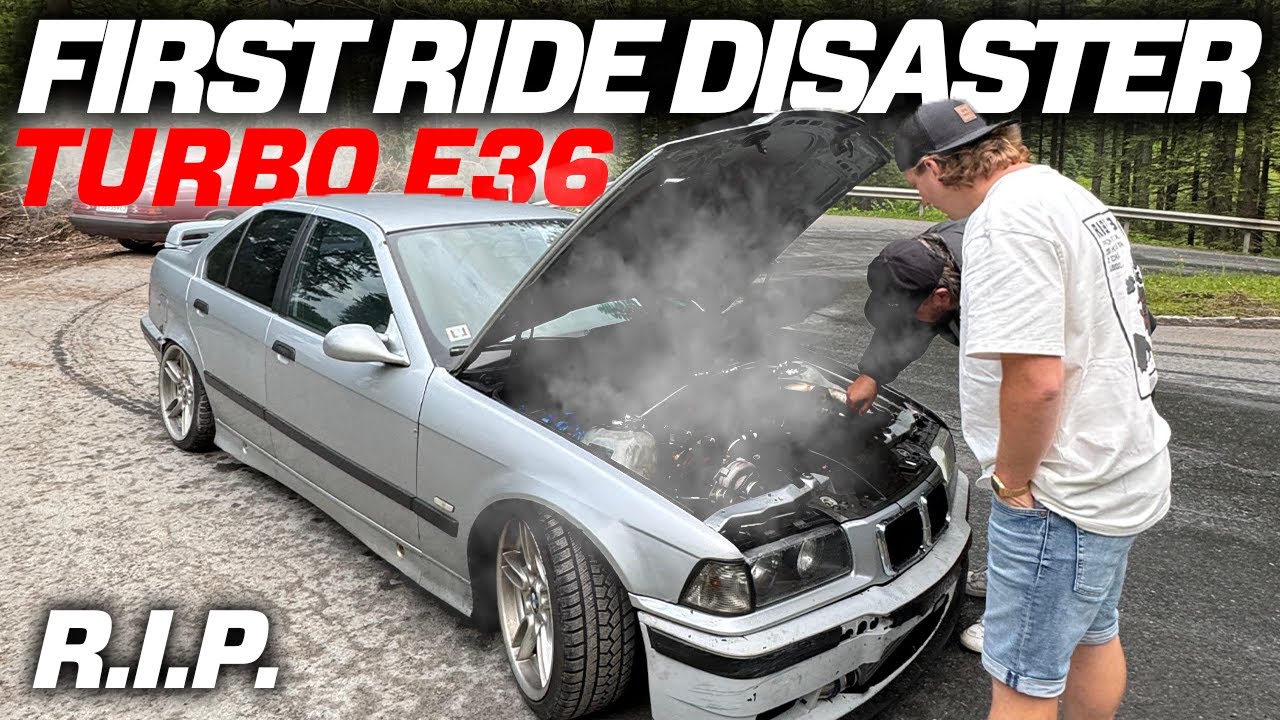 First Ride in Low-Budget Turbo BMW E36 Ends With Mechanical Failure