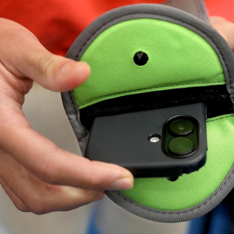 Millions of students use these pouches to lock up their cellphones