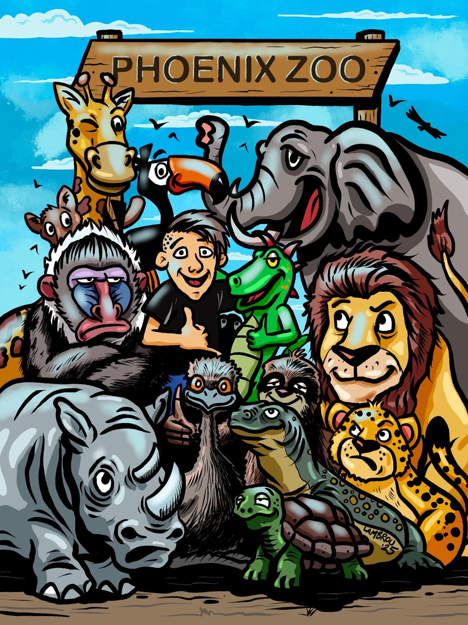 'Spawn' creator's artwork is helping the Phoenix Zoo. Here's how to see it