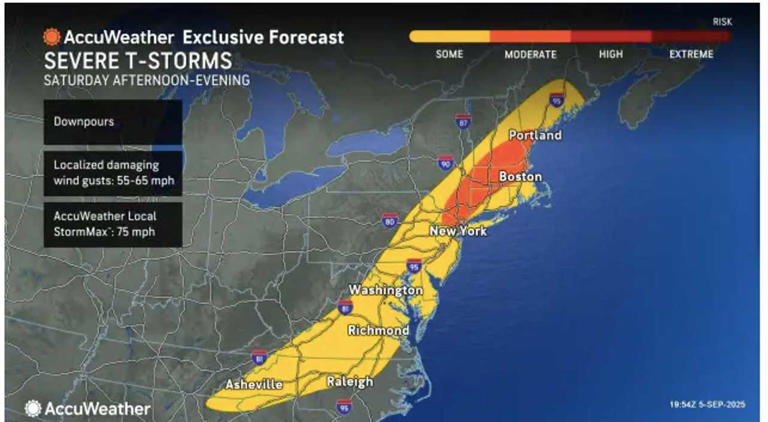 Northeast On Alert: Damaging Winds, Tornadoes Possible As Severe Storms ...