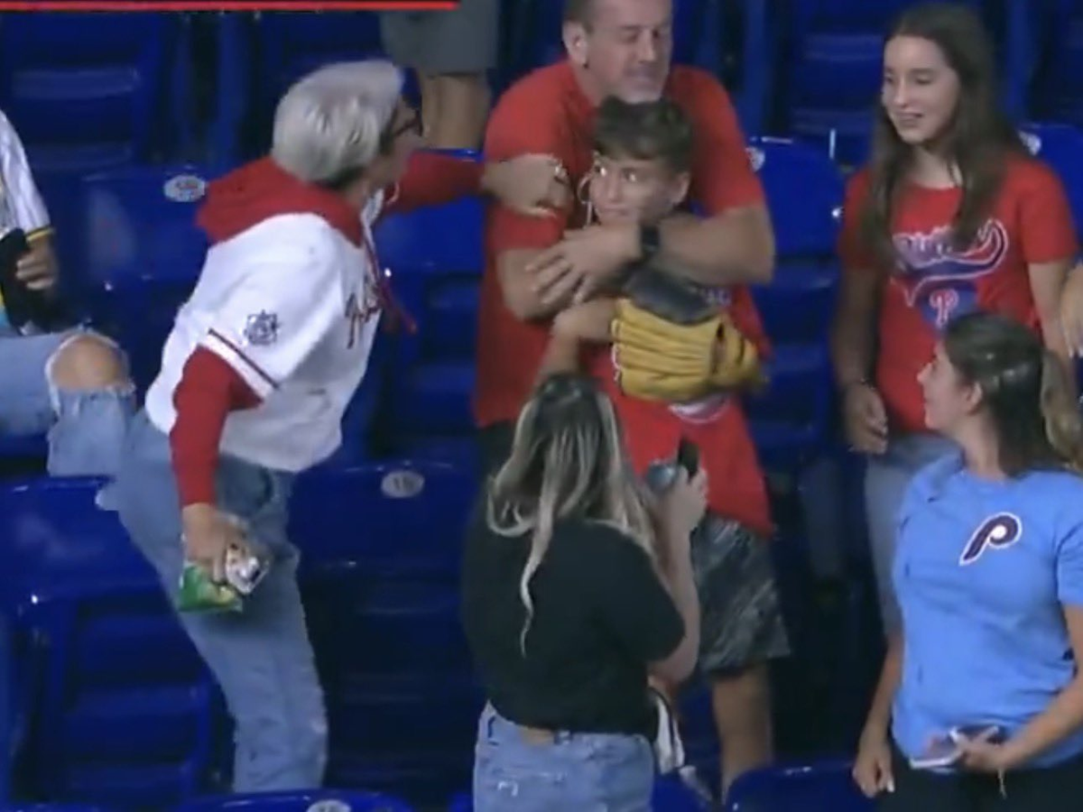 Viral video: Phillies Fan sparks outrage after snatching home run ball ...