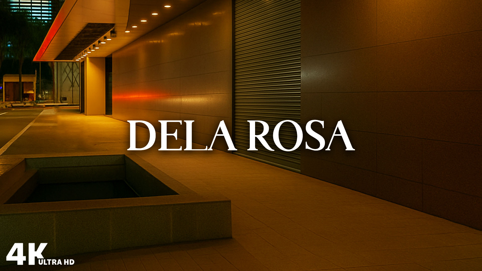 Philippines – Night View of Dela Rosa Street in Makati (4K)