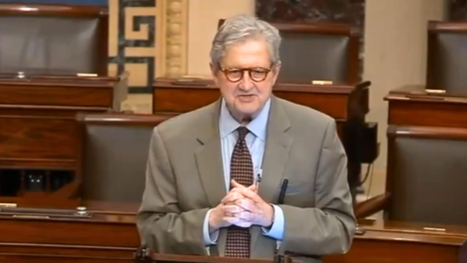 John Kennedy’s wild warning about shrimp turning people into aliens ...