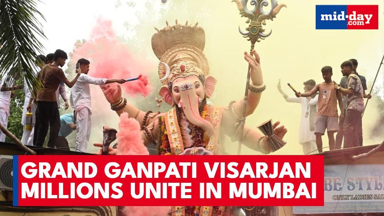 Ganpati Visarjan 2025: Mumbai Celebrates Anant Chaturdashi | Highlights ...