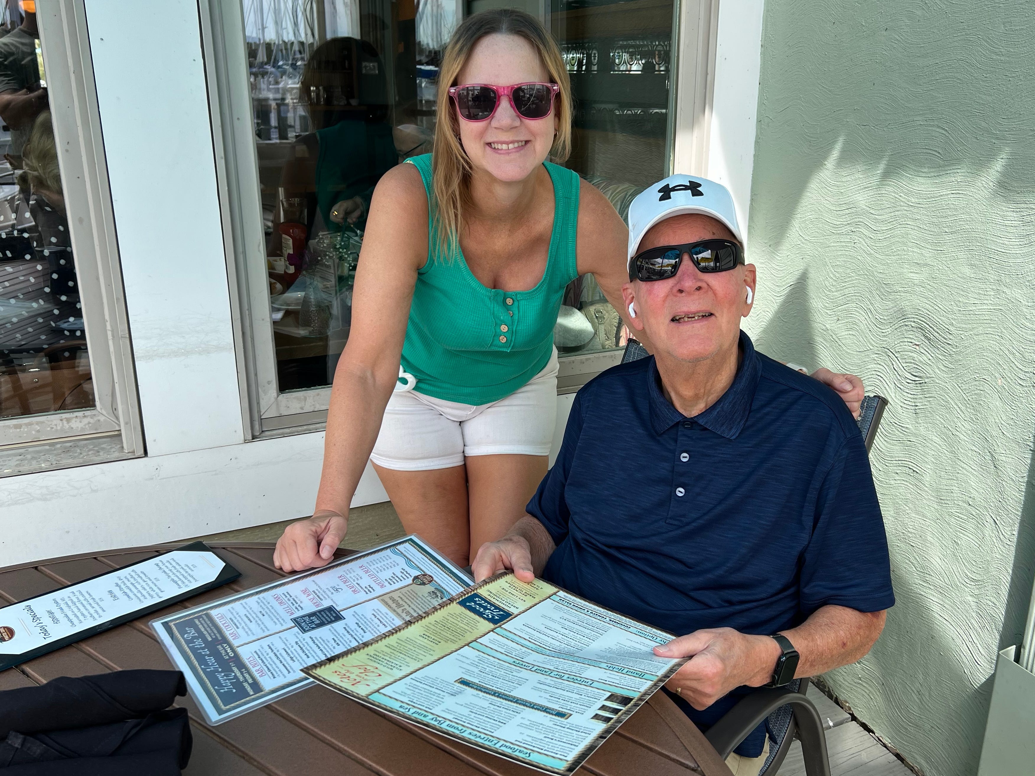 I visit my 82-year-old dad multiple times a week. He still tells people ...