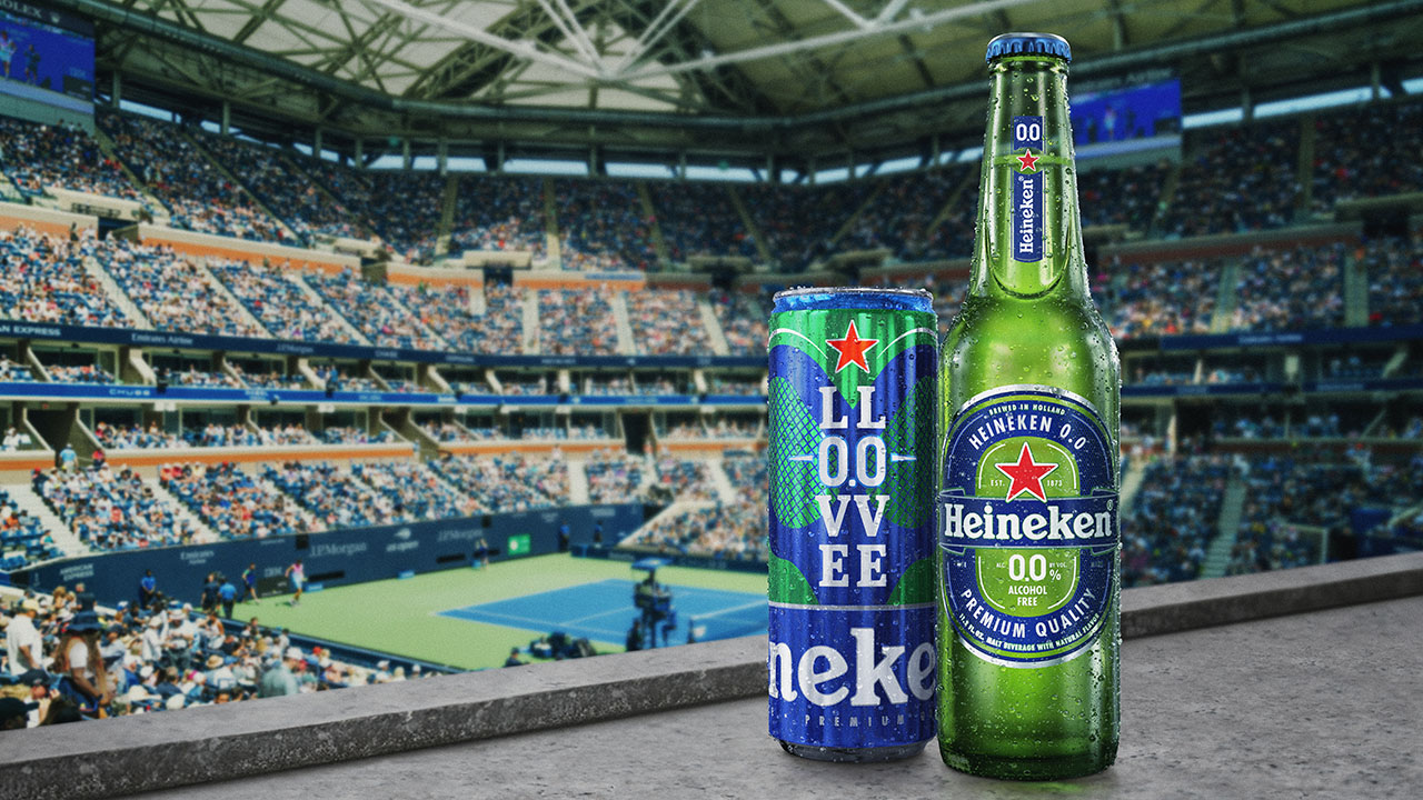 Heineken's limited-edition nonalcoholic cans a big hit again at US Open ...