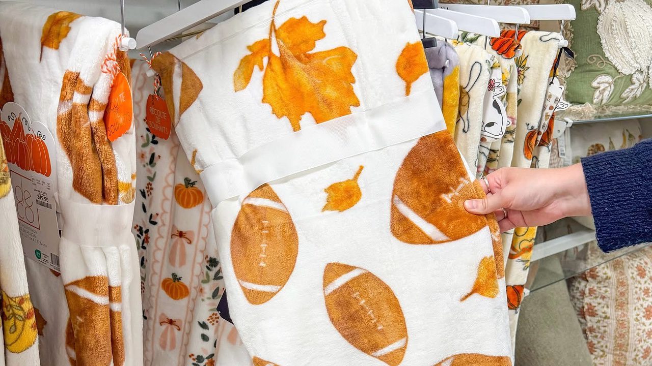 Homegoods just stocked cozy fall throws - shoppers say they sell out fast