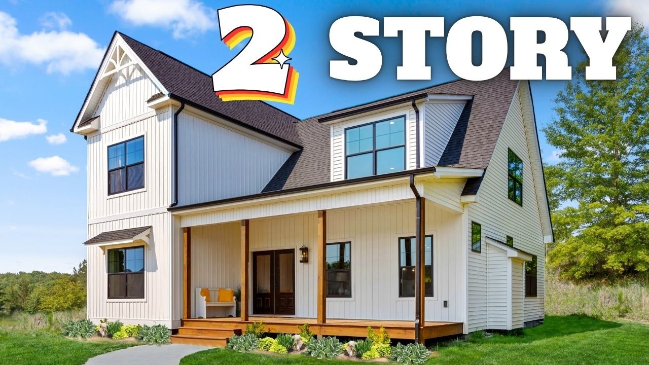 "Farmhouse 1" by Nationwide Homes | 3 Bed, 2.5 Bath Prefab House Tour